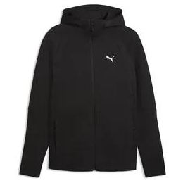 Sweatjacke Puma "Evostripe Kapuzenjacke Herren", Herren, Gr. S, schwarz, Obermaterial: 77% Baumwolle, 23% Polyester. Taschenfutter: 100% Baumwolle. Einsatz: 81% Baumwolle, 19% Polyester, Sweatjacken Sweatjacke