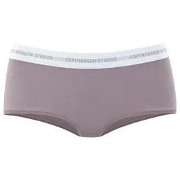 Panty Copenhagen Studios, Damen, Gr. XS (34), mauve, Single Jersey, Obermaterial: 50% Modal (TENCELTM), 45% Baumwolle, 5% Elasthan (LYCRA), unifarben mit Farbeinsatz, k&ouml;rpernah, Unterhosen Panty, mit weichem Logobund und aus elastischer Baumwoll-Modal-Qualit&auml;t