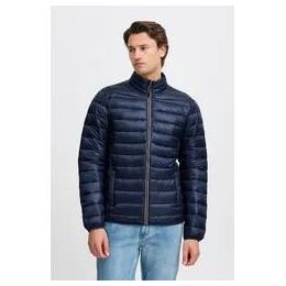 Steppjacke Blend "BHOuterwear", Herren, Gr. M, blau (marineblaus), 100% Polyester, unifarben, Basic, regular fit normal, normaler offener Saum, Jacken Steppjacke, Klassische Steppjacke mit Taschen