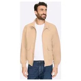 Blouson Marco Donati, Herren, Gr. 52, beige, 64% Baumwolle, 36% Polyamid, unifarben, Jacken Blouson