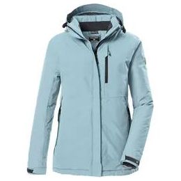 Funktionsjacke Killtec "KOW 225 WMN JCKT", Damen, Gr. 36, hellblau, Obermaterial: 100% Polyester;Futter: 100% Polyester;F&uuml;llung: 100% Polyester, Jacken Funktionsjacke, Atmungsaktive, wind- und wasserdichte Damenjacke, abnehmbare Kapuze