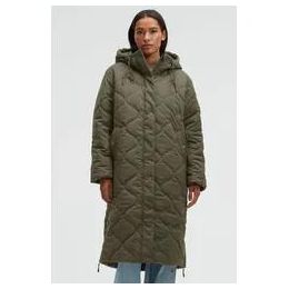Steppjacke Harlem Soul, Damen, Gr. XL, deep khaki, Steppware, Material Oberstoff: 100% Polyester, Futter Rumpf: 100% Polyamid, Futter &Auml;rmel: 100% Polyester, unifarben, regular fit lang, eingesetzt Rippb&uuml;ndchen, Jacken Steppjacke, mit seitlichen Rei&szlig;verschl&uuml;ssen am Saum
