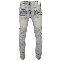 Bequeme Jeans Southpole "Southpole Herren Stretch Signature Denim", Herren, Gr. 30/32, L&auml;nge 32, marble leuchtendestint, 73% Baumwolle, 25% Polyester, 2% Elasthan, Jeans