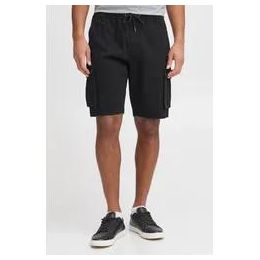 Cargoshorts Blend "BHKvalle", Herren, Gr. 3XL, US-Gr&ouml;&szlig;en, schwarz, 99% Baumwolle, 1% Elasthan, unifarben, Basic, normal knielang, Hosen, L&auml;ssige Cargo-Shorts mit Taschen