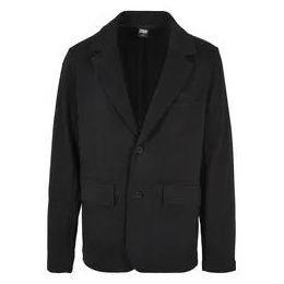 Funktionsmantel Urban Classics "Urban Classics Herren Terry Blazer", Herren, Gr. XL, schwarz, 65% Baumwolle, 35% Polyester, M&auml;ntel