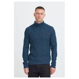 Rollkragenpullover Blend "BHPatta", Herren, Gr. M, marineblaus melange, Grobstrick, 100% Polyacryl, unifarben, normal normal, ohne Ausschnitt, Pullover Rollkragenpullover, Stilvoller Basic Strickpullover mit Rollkragen