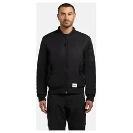 Bomberjacke Khujo "Adon", Herren, Gr. S (48), schwarz, Material: 100% Nylon, gerade h&uuml;ftbedeckend, Rippstrickb&uuml;ndchen, Jacken Bomberjacke, Leichte Winterjacke in Shiny-Optik