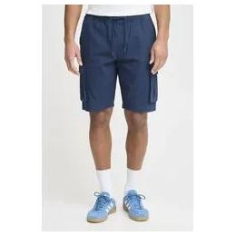 Cargoshorts Blend "BHKvalle", Herren, Gr. 3XL, US-Gr&ouml;&szlig;en, blau (marineblaus), 99% Baumwolle, 1% Elasthan, unifarben, Basic, normal knielang, Hosen, L&auml;ssige Cargo-Shorts mit Taschen