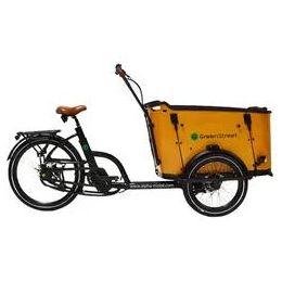 E-Bike GreenStreet "Family-Cargo 672 Wh" Gr. 54, schwarz, Elektrofahrr&auml;der, 54cm, 20 Zoll (50,80cm), Blinker