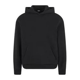 Kapuzenpullover Urban Classics "Urban Classics Fluffy Hoody", Herren, Gr. S, schwarz, 70% Baumwolle, 30% Polyester, unifarben, normal, ohne Ausschnitt, Pullover Kapuzenpullover