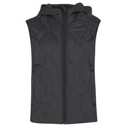 Steppweste Urban Classics "Urban Classics Ladies Super Light Puffer Vest", Damen, Gr. M, schwarz, 100% Polyester, Westen Steppweste