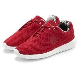Sneaker Lascana ACTIVE "Halbschuh, Turnschuhe", Damen, Gr. 36, dunkelrot, Obermaterial: 100% Textilmaterial. Decksohle: 100% Textilmaterial. Futter: 100% Textilmaterial. Laufsohle: 100% Synthetik, unifarben, Basic, Schuhe Sneaker, mit atmungsaktivem Mesh-Obermaterial, herausnehmbare Innensohle, Topseller