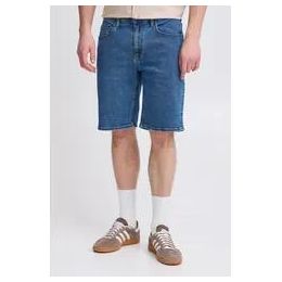 Jeansshorts Blend "BHTwister", Herren, Gr. S, US-Gr&ouml;&szlig;en, blau (denim middle blau), Denim/Jeans, 86% Baumwolle, 10% Polyester, 2% Elasthan, 2% Viskose, mehrfarbig, Basic, schmal normal, Jeans Jeansshorts, Casual Denim Shorts