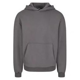 Kapuzenpullover Urban Classics "Urban Classics Fluffy Hoody", Herren, Gr. M, magnet, 70% Baumwolle, 30% Polyester, unifarben, normal, ohne Ausschnitt, Pullover Kapuzenpullover