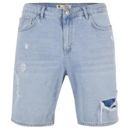 Shorts 2Y Premium "2Y Premium Herren 2Y Jeans Shorts", Herren, Gr. 33, Normalgr&ouml;&szlig;en, blau, 97% Baumwolle, 3% Elasthan, unifarben, normal, Hosen Shorts