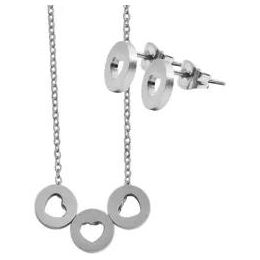 Adelia&acute;s Kette ohne Anh&auml;nger ADELIA ́S "Damen Halskette &ndash; Ankerkette aus Edelstahl 43 cm", silber, Halsketten, Damen, 43cm, Edelstahl, Zum Verschenken &ndash; ideal zum Weihnachten