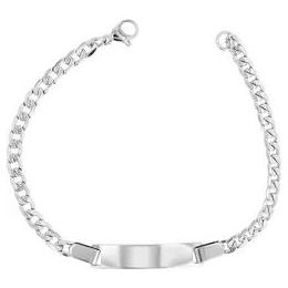 Adelia&acute;s Armband ADELIA ́S "Damen Armband &ndash; Panzerarmband aus Edelstahl 18 cm", silber, Armb&auml;nder, Damen, 18cm, Edelstahl, Armband, Zum Verschenken &ndash; passend f&uuml;r viele Anl&auml;sse