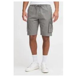 Cargoshorts Blend "BHKvalle", Herren, Gr. 3XL, US-Gr&ouml;&szlig;en, pewter, 99% Baumwolle, 1% Elasthan, unifarben, Basic, normal knielang, Hosen, L&auml;ssige Cargo-Shorts mit Taschen
