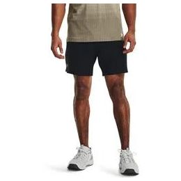Shorts Under Armour "UA VANISH WOVEN 6IN SHORTS", Herren, Gr. S, N-Gr, schwarz,, pitch gray, Obermaterial: 100% Polyester, Hosen Shorts, sportlicher Stil, f&uuml;r vielseitige Aktivit&auml;ten, leichtes Material