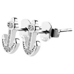 Adelia&acute;s Paar Ohrh&auml;nger ADELIA ́S "Damen Ohrringe &ndash; Ohrstecker aus 925 Silber mit Zirkonia", Damen, Gr. Damen, Silber 925 (Sterlingsilber), silber, Ohrringe, Sch&ouml;ne Geschenkidee zum Jubil&auml;um