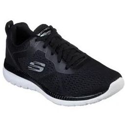 Berufsschuh Skechers "BOUNTIFUL - QUICK PATH", Damen, Gr. 39, schwarz, Lederimitat, Textil, Schuhe, Freizeitschuh, Halbschuh, Schn&uuml;rschuh mit gepolsterter Innensohle