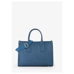 Shopper Valentino BAGS "FOXY RE", Damen, Gr. B/H/T: 15cm x 26cm x 33,5cm, blu, Lederimitat, Taschen Shopper, Henkeltasche, Schultertasche, Umh&auml;ngetasche