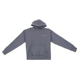 Kapuzenpullover DROPSIZE "Dropsize HEAVY OVERSIZE EMBO HOODIE", Herren, Gr. M, dunkelgrau, 70% Baumwolle, 30% Polyester, mehrfarbig, oversize, ohne Ausschnitt, Pullover Kapuzenpullover