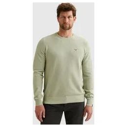 PME-Legend Rundhalspullover PME LEGEND, Damen, Gr. XXL, desert sage, Strick, Obermaterial: 50% Baumwolle, 50% Modal, regular fit normal, Rundhals, Rippb&uuml;ndchen, Pullover Rundhalspullover, mit Logo Stickerei
