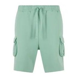 Cargoshorts 2Y STUDIOS "2Y Studios Herren 2Y Basic Cargo Shorts", Herren, Gr. S, US-Gr&ouml;&szlig;en, gr&uuml;n, 70% Baumwolle, 30% Polyester, unifarben, loose fit, Hosen