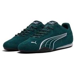 Sneaker Puma "Puma Catch Sneakers Erwachsene", Damen, Gr. 40.5, gr&uuml;n terrain wei&szlig; schwarz, Obermaterial: Textil, Kuhleder, Synthetik. Futter: Textil. Innensohle: Textil. Laufsohle: Gummi, Schuhe Sneaker