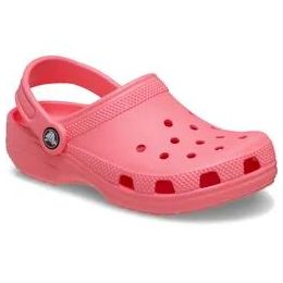Clog Crocs "Classic K", Jungen, Gr. 29, guave, CrosliteTM, unifarben, Schuhe Clog, Sommerschuh, Hausschuh, Badeschuh mit schwenkbarem Fersenriemchen