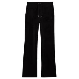 Sweathose Juicy Couture "DEL RAY Damen", M&auml;dchen, Gr. XS, EURO-Gr&ouml;&szlig;en, schwarz, 95% Baumwolle, 5% Elasthan, normal, Hosen Sweathose, Trainingshose Damen, Sweathose, Velour, Jogginghose mit Glitzer, Sale