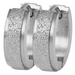 Adelia&acute;s Klappcreolen ADELIA ́S "Damen Ohrringe &ndash; Klappcreole aus Edelstahl", Damen, Gr. Damen, Edelstahl, silber, Ohrringe Klappcreolen, Sch&ouml;ne Geschenkidee zum Muttertag
