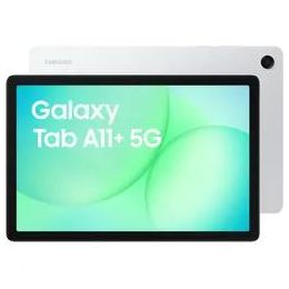Samsung Tablet "Galaxy Tab A11+", Energieeffizienz: E (A-G), silber, 128 GB,mit eSIM, Tablets_EBookReader