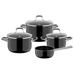 Topf-Set WMF "Fusiontec Essential Pro", schwarz, T&ouml;pfe, kratzfeste Oberfl&auml;che, w&auml;rmereduzierende Hohlgriffe, Made in Germany