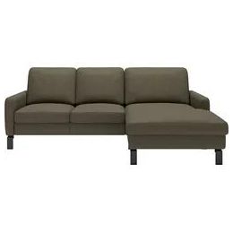 Ecksofa Home Affaire "Lecce, L-Form, Federkernpolsterung, Breite 224 cm", light, braun, B:224cm H:86cm T:164cm, 100% Polyester, Sofas, Ecksofa, inkl. saugroboterfreundliche H&ouml;he & schmale Armlehnen