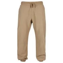 Jogginghose Urban Classics "Urban Classics Herren Basic Jogg Pants", Herren, Gr. S, US-Gr&ouml;&szlig;en, unionbeige, 100% Baumwolle, unifarben, normal, Hosen Jogginghose