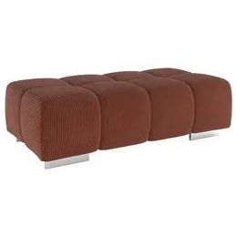 Hockerbank COTTA "Orion", cinnamon, B:134cm H:42cm T:70cm, 100% Polyester, Hocker