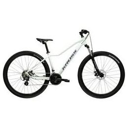 Mountainbike KROSS "Lea 2.0 gr&uuml;n" Gr. 43, gr&uuml;n, schwarz, Fahrr&auml;der, 43cm, 27,5+ Zoll (69,85cm) hinten: 27,5+ Zoll (69,85cm)