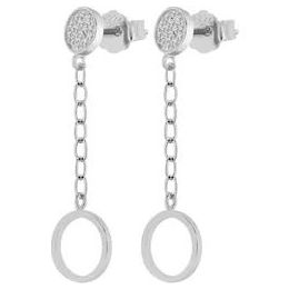 Adelia&acute;s Paar Ohrh&auml;nger ADELIA ́S "Damen Ohrringe &ndash; Ohrstecker aus 925 Silber", Damen, Gr. Damen, Silber 925 (Sterlingsilber), silber, Ohrringe, Zum Verschenken &ndash; ideal zum einfach so