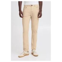 Stoffhose Blend "BHEdford", Damen, Gr. 38, L&auml;nge 32, beige (cornstalk), Web, 98% Baumwolle, 2% Elasthan, unifarben, regular fit lang, Hosen Stoffhose, Stoffhose mit normalem Bund und schmalem Beinen - Slim Fit