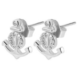 Adelia&acute;s Paar Ohrh&auml;nger ADELIA ́S "Damen Ohrringe &ndash; Ohrstecker aus 925 Silber mit Zirkonia", Damen, Gr. Damen, Silber 925 (Sterlingsilber), silber, Ohrringe, Perfekt als Geschenk f&uuml;r besondere Menschen