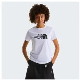 T-Shirt The North Face "W EVOLUTION HALF DOME SLIM SHORT SLEEVE TEE", Damen, Gr. XXL, tnf wei&szlig;, Obermaterial: 100% Baumwolle, Shirts T-Shirt, schmaler Schnitt, kurze &Auml;rmel, atmungsaktives Material