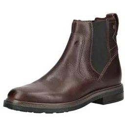 Stiefelette Clarks "Clarks Stiefelette Leder/Textil", Herren, Gr. 41,5, braun, Leder, Textil, Schuhe Stiefelette