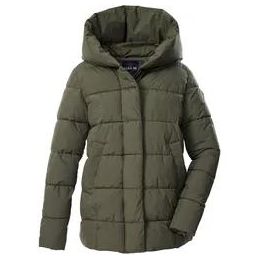 Steppjacke "GW 57 WMN QLTD JCKT", Damen, Gr. 42, olivgr&uuml;n, Obermaterial: 100% Polyester;Futter: 100% Polyester;F&uuml;llung: 100% Polyester, G.I.G.A. DX BY KILLTEC, Jacken Steppjacke, Wind- und wasserabweisende Steppjacke mit gro&szlig;er Kapuze