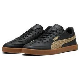 Sneaker Puma "CLUB II ERA TOPCAT", Damen, Gr. 38,5, Puma schwarz, toasted almond, Synthetik, unifarben, Schuhe Sneaker, f&uuml;r Alltag und Freizeit, mit Textil-Innenmaterial
