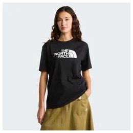 T-Shirt The North Face "W EVOLUTION HALF DOME RELAXED SHORT SLEE", Damen, Gr. XS, tnf schwarz, tnf wei&szlig;, Obermaterial: 100% Baumwolle, Shirts T-Shirt, relaxt geschnitten, Kurzarm, f&uuml;r sportliche Aktivit&auml;ten und Outdoor