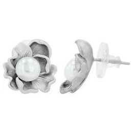 Adelia&acute;s Paar Ohrh&auml;nger ADELIA ́S "Damen Ohrringe &ndash; Ohrstecker aus 925 Silber mit S&uuml;&szlig;wasserperle", Damen, Gr. Damen, Silber 925 (Sterlingsilber), silber, Ohrringe, Perfekt als Geschenk f&uuml;r besondere Menschen