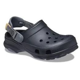 Clog Crocs "All Terrain Clog", Kinder, Gr. 29, schwarz, CrosliteTM, Schuhe Clog, Sommerschuh, Hausschuh, Badeschuh mit leicht genoppter Innensohle