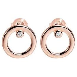 Adelia&acute;s Paar Ohrh&auml;nger ADELIA ́S "Damen Ohrringe &ndash; Ohrstecker aus 925 Silber mit Zirkonia", Damen, Gr. Damen, Silber 925 (Sterlingsilber), gold, Ohrringe, Ein stilvolles Geschenk f&uuml;r besondere Momente